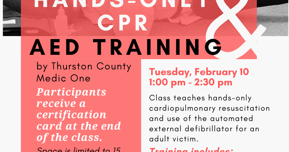Hands-Only CPR & AED Training | Experience Olympia